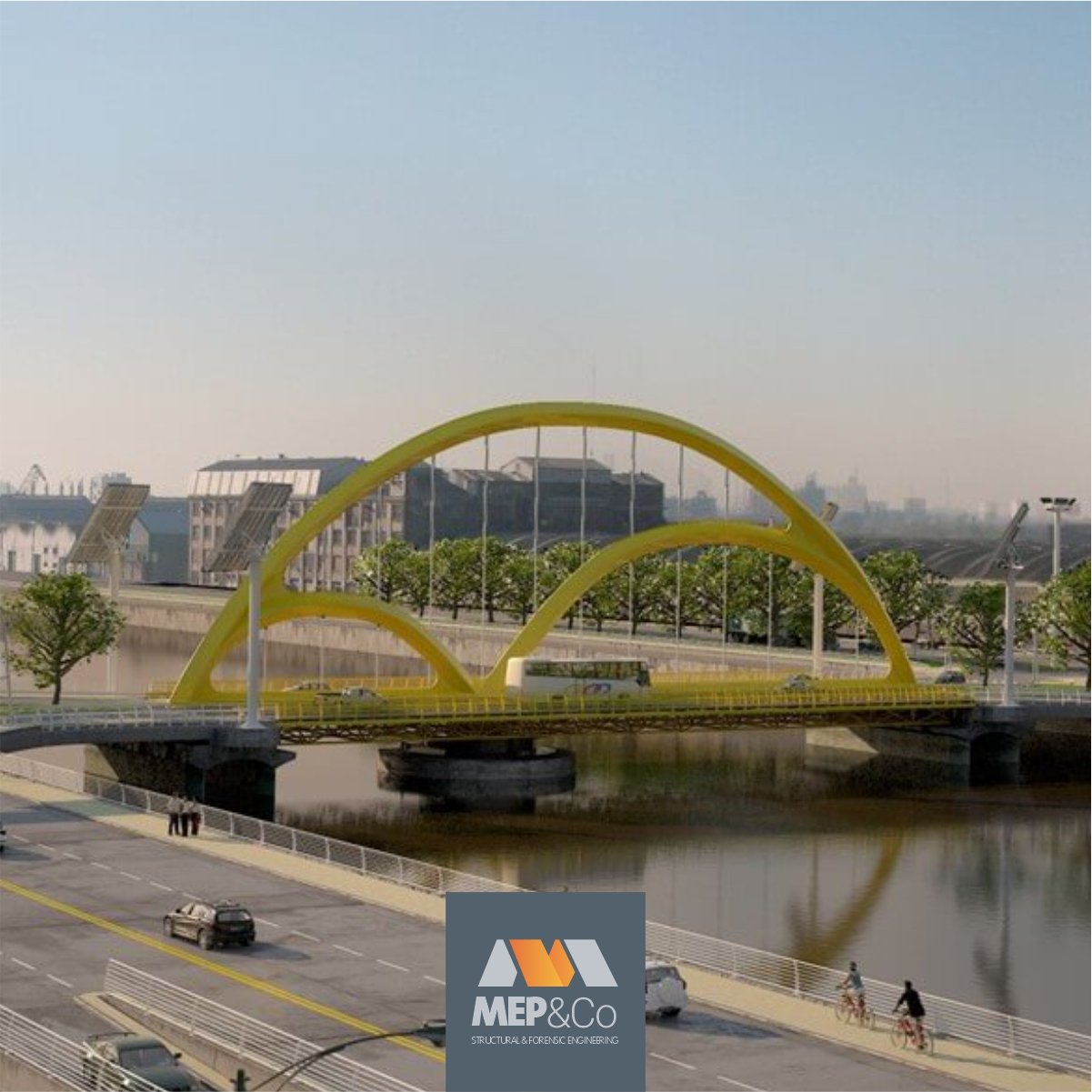 Anteproyecto Puente Vial Roca-Patricios – CABA. - MEP&Co